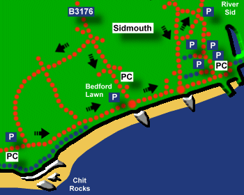 Sidmouth Beach Information - Devon Beach Guide