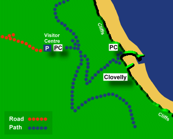 Clovelly Information - Devon Beach Guide