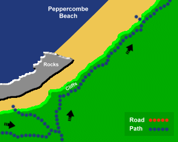 Peppercombe Beach Information - Devon Beach Guide
